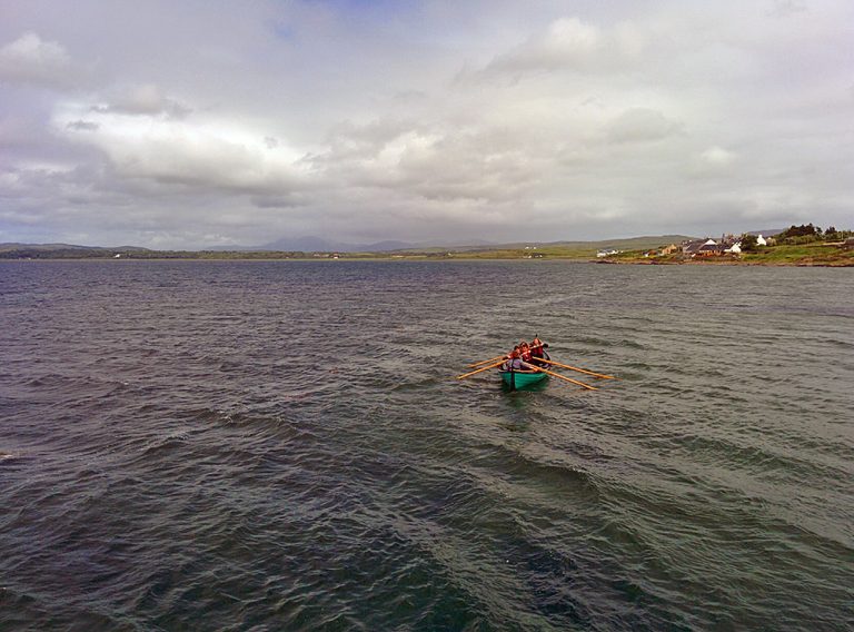 Islay High School rowing on Loch Indaal | Islay Pictures Photoblog